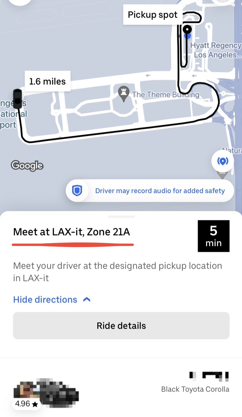 【LAX-it】ロサンゼルス空港のTaxi配車アプリ(Uber＆Lyft)乗り場 - 旅するカップル